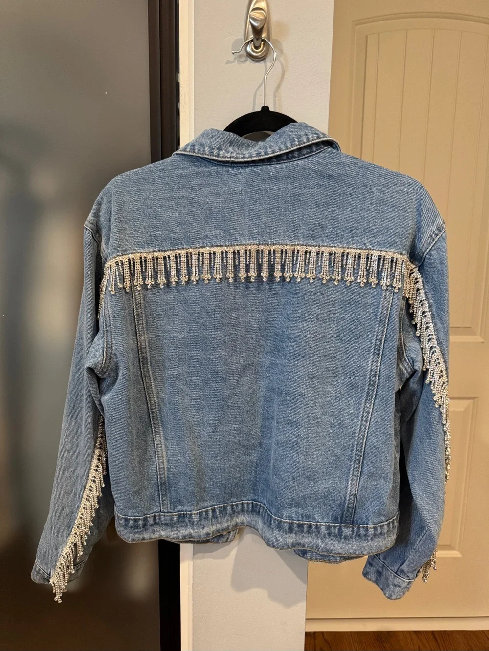 superdown | Jackets & Coats | Superdown Light Blue Denim Jacket With ...